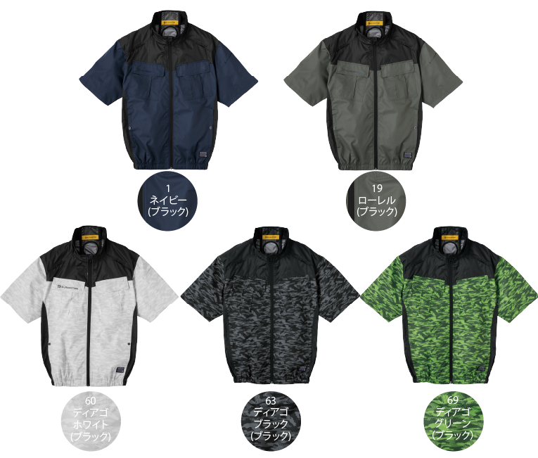 コーコス信岡 G-4040 ボルトクール 半袖ブルゾン 春夏 遮熱（ペルチェ ネックホルダー付）サイドファン UVカット 2025新作｜作業着・作業服の通販ワークキング【公式】