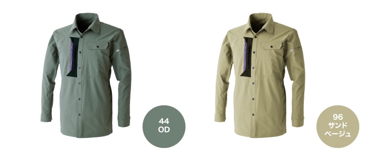 寅壱 3561-125 ワークシャツ 春夏 ストレッチ 2024年新作｜作業着・作業服の通販ワークキング【公式】