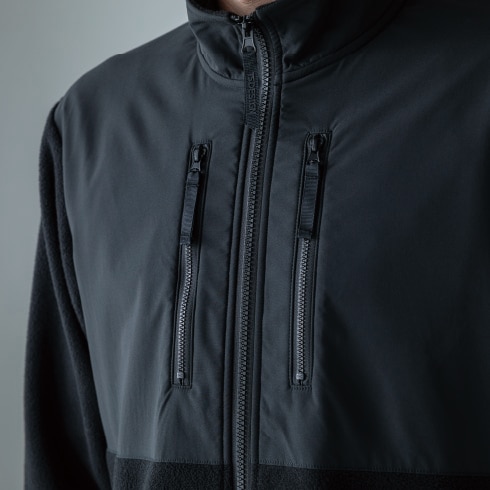 TSデザイン 5546 長袖フリースジャケット 秋冬 軽量 ストレッチ 保温性 2025新作｜作業着・作業服の通販ワークキング【公式】