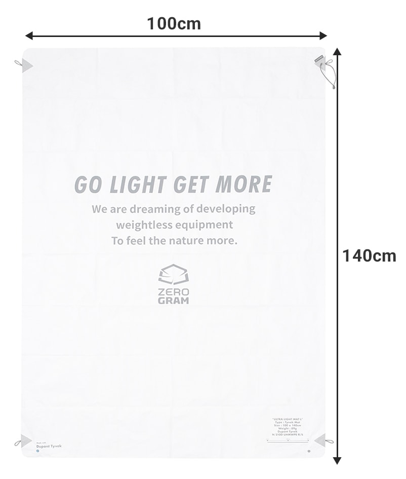 Tyvek UL Mat L | Accessory | ZEROGRAM （ゼログラム）