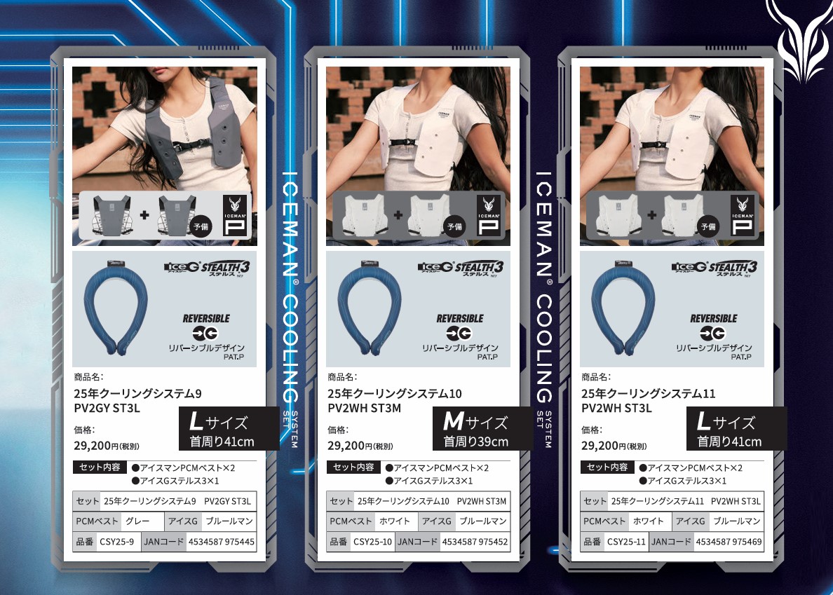2025年モデル 】ICEMAN COOLING SYSTEM SET 1～11 アイスマンPRO-X2 ウォーターマグナム エネチャージ ...
